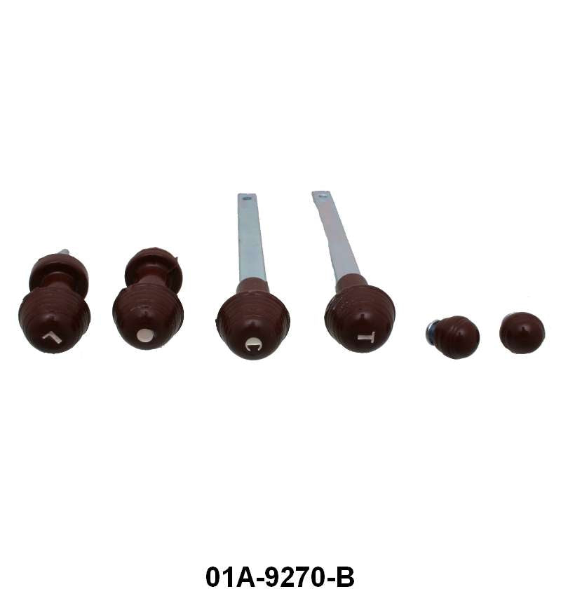 DASH KNOB KITS - 40 PASS DLX MAROON