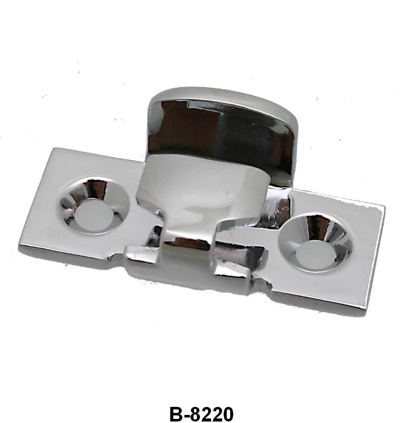 HOOD BRACKETS FOR CENTER STRIP - 32-35 PASS FRONT, 33-36 PASS REAR CHROME